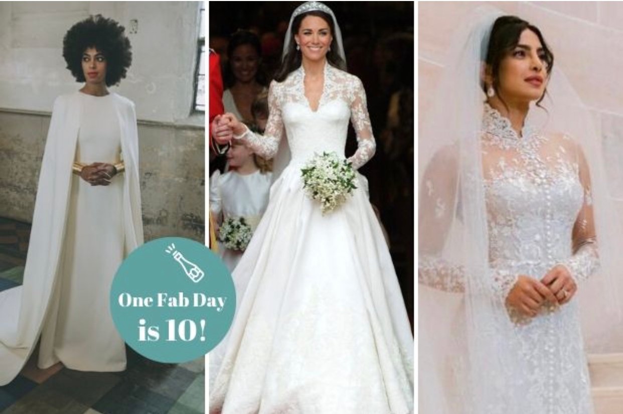 21 Iconic Celebrity Wedding Dresses from the Last 10 Years - TLC SHOWS